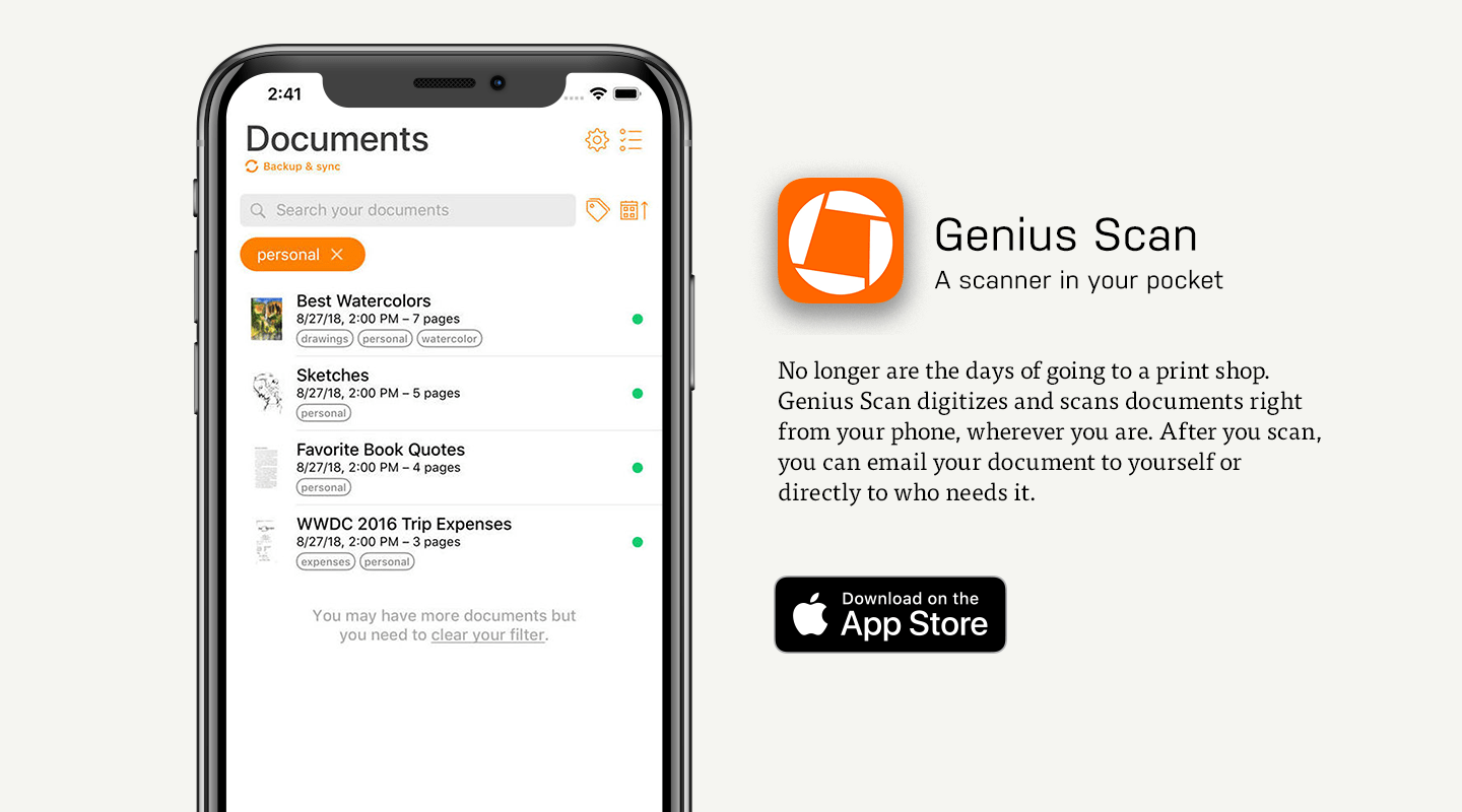 Genius Scan: The Free Scanner App for Documents